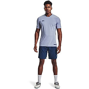 Under Armour Accelerate Premier Shorts, Admiral (498)/Washed Blue, Large