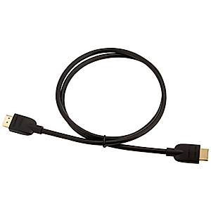 Amazon Basics High-Speed HDMI Cable (18Gbps, 4K/60Hz) - 3 Feet, Black