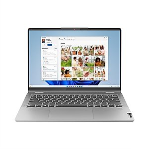 Lenovo IdeaPad Flex 5i - (2023) - Everyday Notebook - 2-in-1 Laptop Computer - Windows 11-14" WUXGA Touchscreen Display - 8GB Memory - 256GB Storage - Intel Core i5-1335U - Arctic Grey