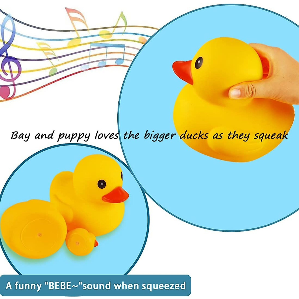 Umbresen 9 Pcs Bath Duck Toy Yellow Rubber Ducks Preschool Bathtub Duckies Gift for Baby Shower Infants Toddlers kids Car Pool Floaty Halloween Christmas Adults Party Favors Carnival Theme Decorations