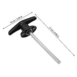 4pcs Handle Lock Replacement Garage Door Lock Shed Door Hardware Shed Door Lock Keyed T-Handle T Handle Assembly Garage Door Hardware T-Handle Garage Door Lock Replacement t Handle