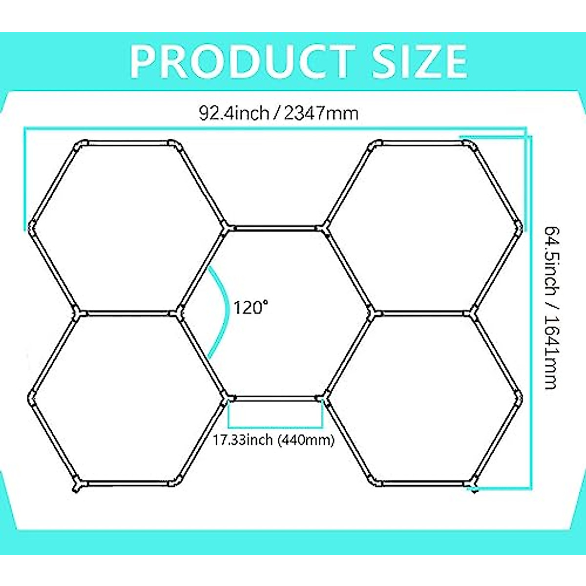 SENKOYU 24 Pack LED Garage Lights, 144W 15950LM 6500K Daylight White, Linkable Plug-in Ceiling Light for Garage Workshop Basement Gym Warehouse 95x66inch