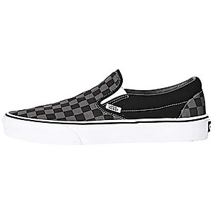 Vans Unisex Adults’ Classic Slip On Trainers Black/Pewter