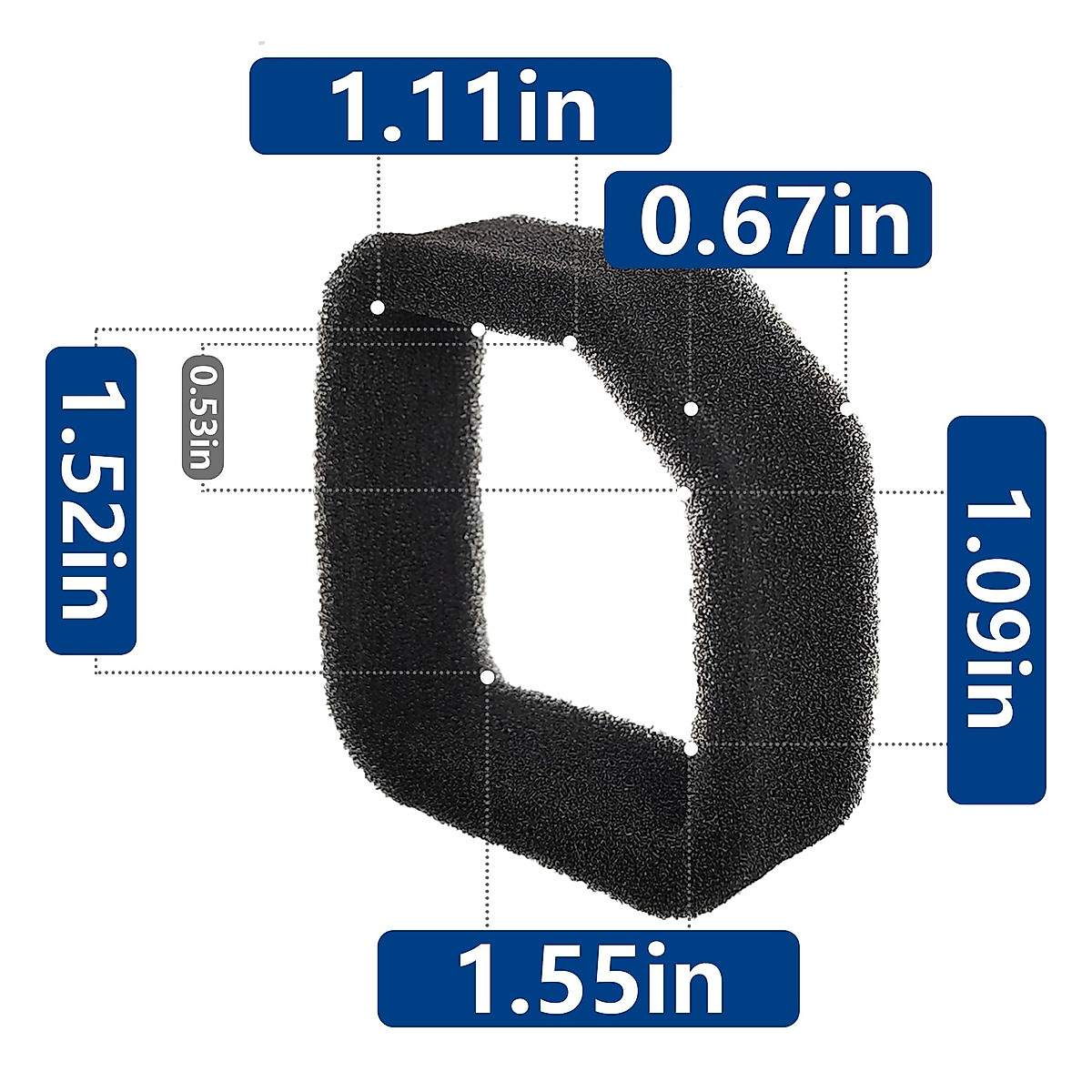 Air Filter for RYOBI 560873001 RY251PH RY253SS RY252CS RY08510 RY08544 RY08548 RY08570 RY08574 RY08576 RY09903 RY09973 HOMELITE UT08514 UT-08544 UT-08547 51952 UT10501 UT08947 UT-08546