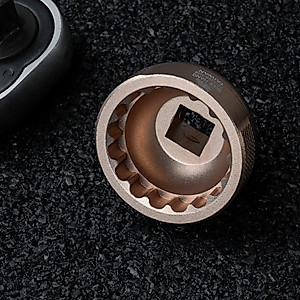 BIKEHAND Bike Bicycle 16-Notch 39mm External Bottom Bracket Install Removal Tool - compatible with Shimano XTR BB93, Dura-Ace BB9000, BB-R9100 & Other 16-Notch Bottom Bracket Cups