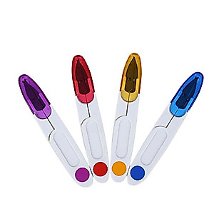 ALL in ONE 4pcs Multipurpose U-type Scissor Yarn Scissor with Protective Cover Sewing Scissors Clothes Thread Embroidery Cross-stitch Craft Clipper Cutter for DIY Craft Tailor