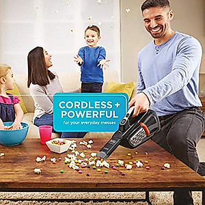 BLACK+DECKER dustbuster Handheld Vacuum, Cordless, AdvancedClean+ , Black (HHVK515J00FF)