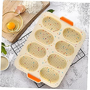 UPKOCH 1pc Roll Non Stick Baking Sheet Mini Muffins Silicone Cake Pan Oven Baking Cupcake Pan Muffin Bakeware Pan Silicone Bread Mold DIY Baking Molds Silicone Cake Baking Mold Brownie