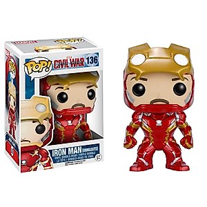 Funko POP! FK7225 3.94-Inch Marvel Captain America 3 Civil War Iron Man Unmasked Vinyl Limited Edition Figure