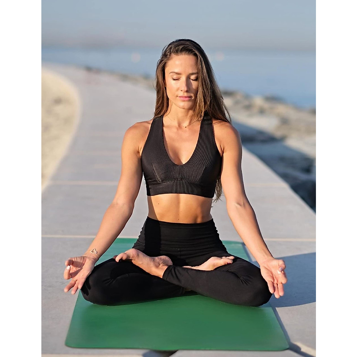 Natural Feelings Buttercloud High Waisted Leggings for Women Ultra Soft Stretch Opaque Slim Yoga Leggings,2-Pack,Black,L-XL