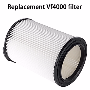 Shop Vac Filter for Rid-gid Model WD06250,WD06700,WD06701,WD09450,WD09700,WD09701, WD14500, WD16350,WD16360,WD16650 Vacuum Filter Replacement.
