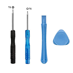 Replacement Thumbsticks,Analog Thumb Sticks Grips for Xbox One Controller - 6PCS (Transparent Red)