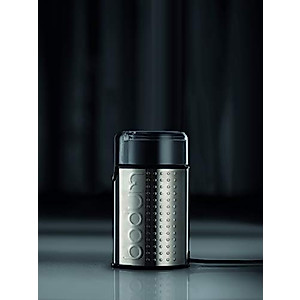 Bodum Bistro Electric Blade Coffee Grinder, Brushed Stainless Steel