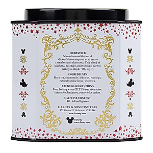 Harney & Sons Mickey Mouse Blend, Disney | 30 sachets Black Tea with Rosehips & Vanilla