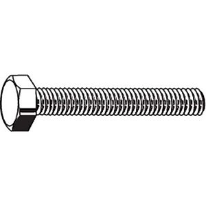 1/4"-20 x 5/8" Grade 8 Plain Hex Head Cap Screw, 100 pk.