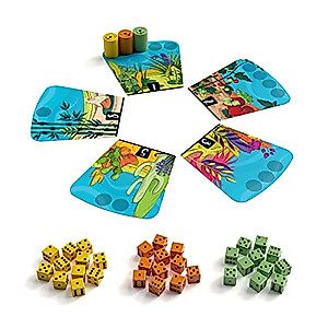 Dandelions - Board Game - Roll-and-Move - Area Majority - 2-3 Players - 15 Minutes Play Time