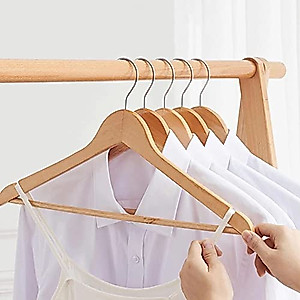 WALNUT 1Pcs Practical Hangers Using Wooden Hangers Non-Slip Space-Saving Clothing Coat Rack Accessories