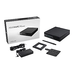 ASUS PB62 Mini PC System with Intel Core i7-11700, DDR4 16GB RAM, M.2 PCIE 512GB SSD, WiFi 6, Bluetooth, Hardware TPM, Windows 11 Pro with VESA Mount, EPEAT Gold (PB62-SYS715PXTH),Black