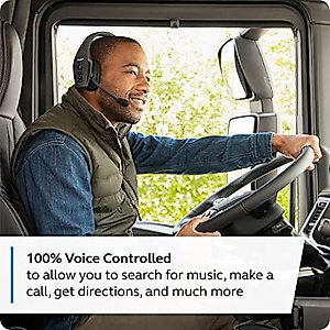 BlueParrott B650-XT Noise Cancelling Bluetooth Mono Headset – Wireless Headset for Clear Calls with Activated Noise Cancellation, Extended Wireless Range and IP54-Rated Protection, Black (Renewed)