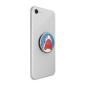 PopSockets PopTop (Top only. Base Sold Separately) Swappable Top for PopSockets Phone Grip Base - Enamel Shark Bites