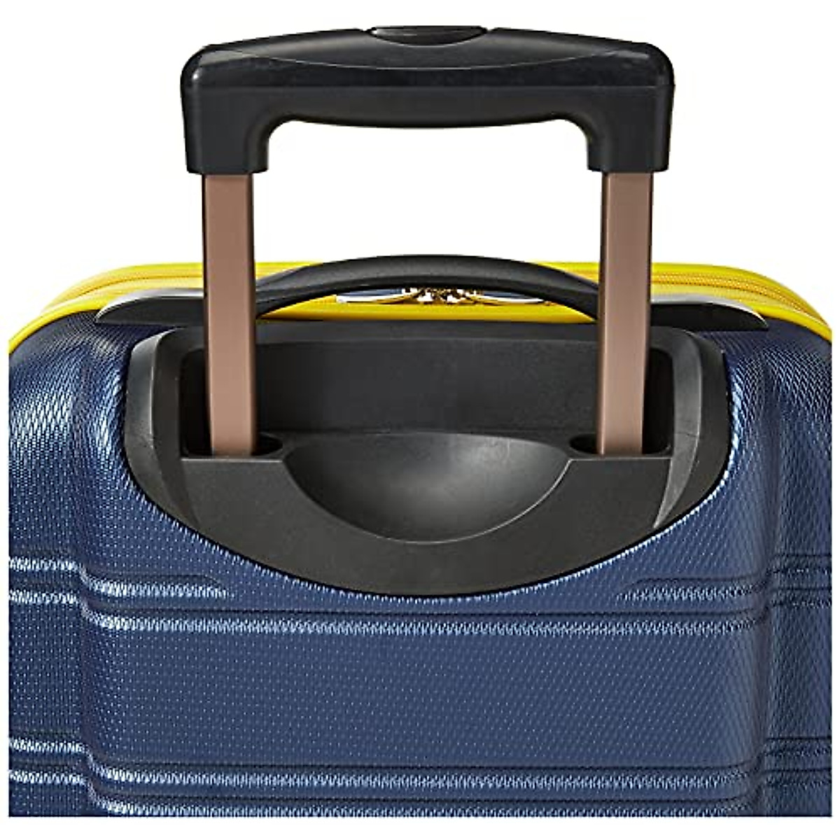 Rockland Melbourne Hardside Expandable Spinner Wheel Luggage, Navy, Carry-On 20-Inch