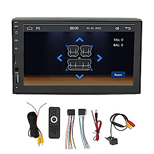 Car MP5 Player, 7in HD Touch Screen Car Radio Receiver Double Din for Android