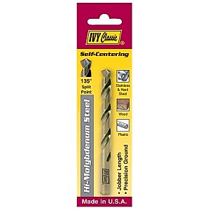 IVY Classic 10507 7/64-Inch Hi-Molybdenum Steel Drill Bit, 135-Degree Split Point, USA, 1/Card