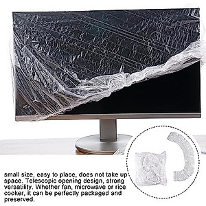 10 Pcs Thickened Disposable Dust Cover,Elastic Household Kitchen Appliance Universal Dustproof Protective Cover,Clear Kitchen Appliance Covers,for Toaster Oven Blender Pressure Cooker Accessories