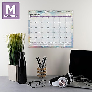 2022 Wall Calendar by AT-A-GLANCE, 14 7/8 in. X 11 7/8, Medium, Monthly, Dreams (PM83-707)