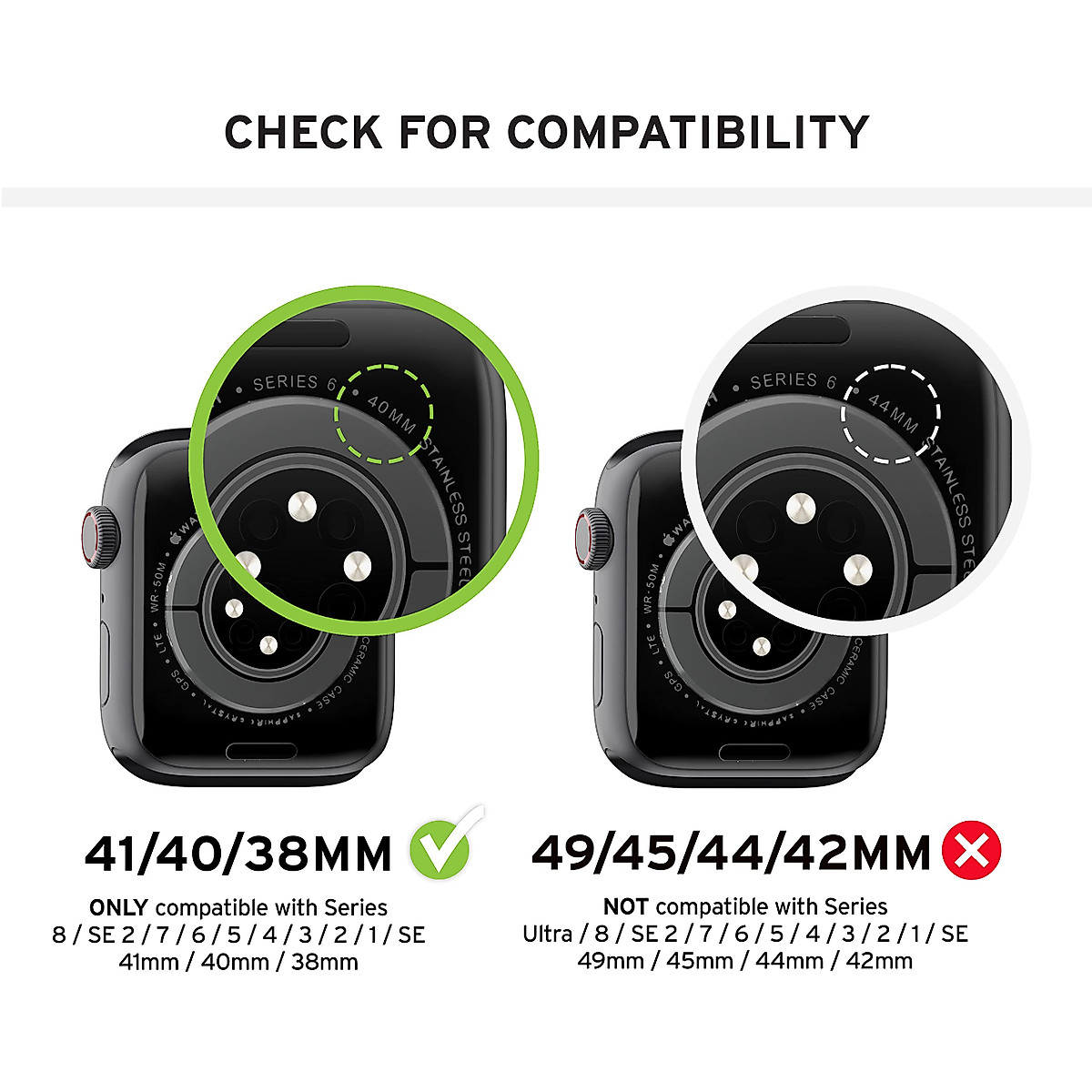 URBAN ARMOR GEAR UAG Compatible Apple Watch Band 42mm/41mm/40mm, iWatch Series 10/9/8/7/6/5/4/SE 2/SE, High Strength Nylon Weave Replacement Strap, Nato Grey