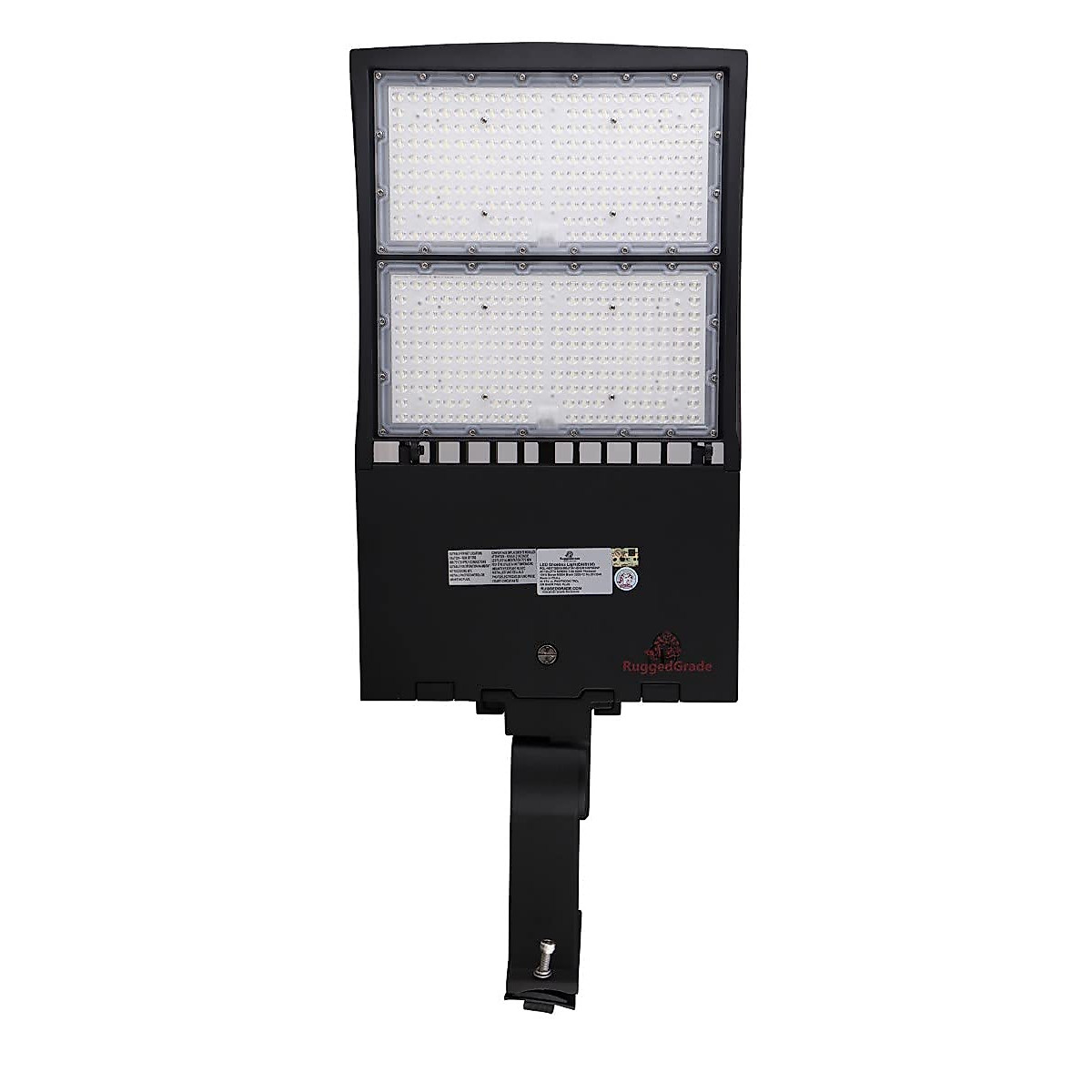 RuggedGrade 42,000 Lumen - 300 watt NextGen III LED Shoebox Lights - Dimmable - with Photocell -ARM Mount