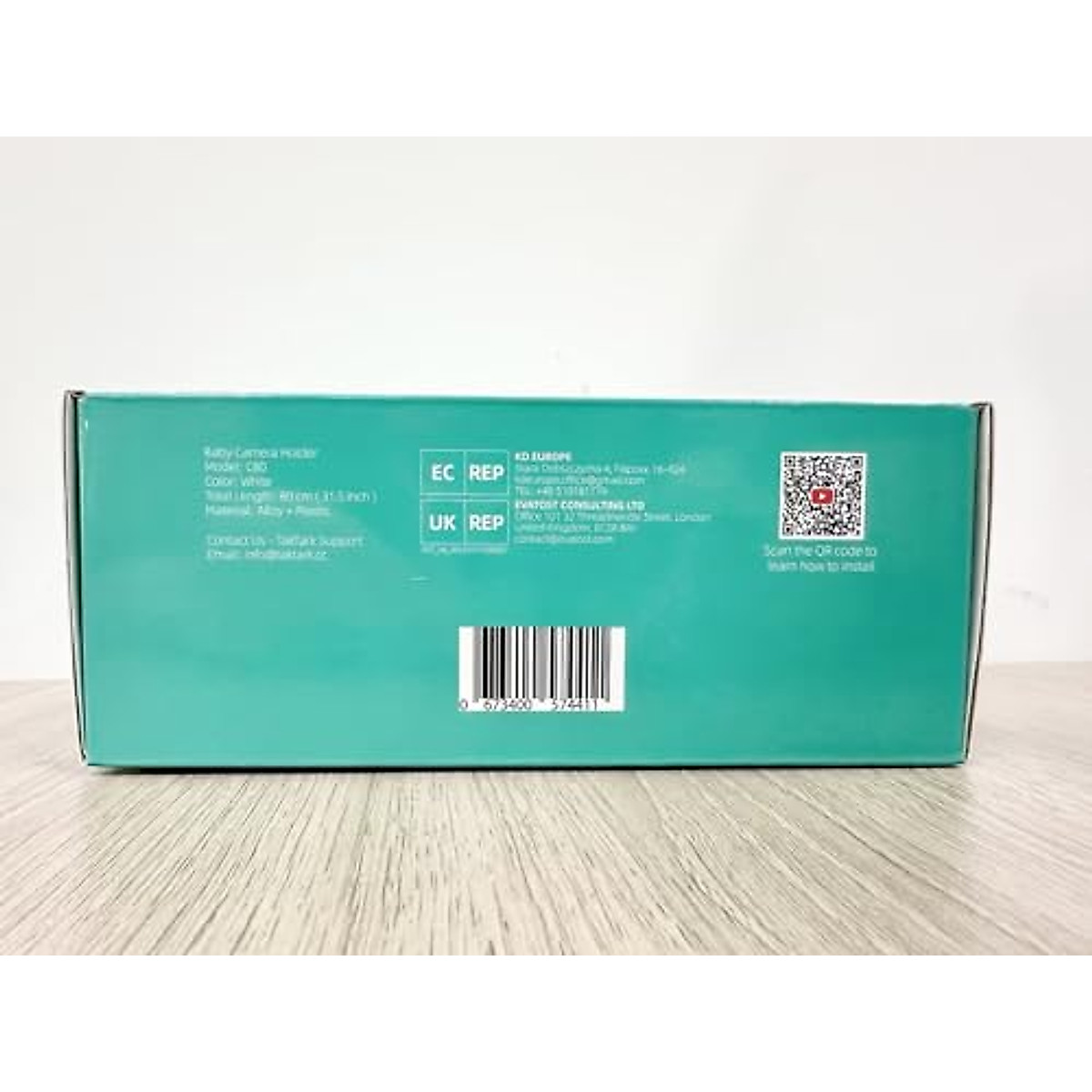 TakTark Universal Baby Camera Mount, Flexible Baby Camera Holder, Baby Monitor Shelf, Baby Camera Stand for Crib Nursery,1080P Indoor Alert Compatible with Most Baby Monitors (C80-1)