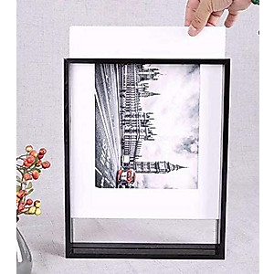 A PLUS MAX 8x10 White Picture Mat board with Core Bevel Cut Frame Mattes for 5x7 Pictures - Pack of 10