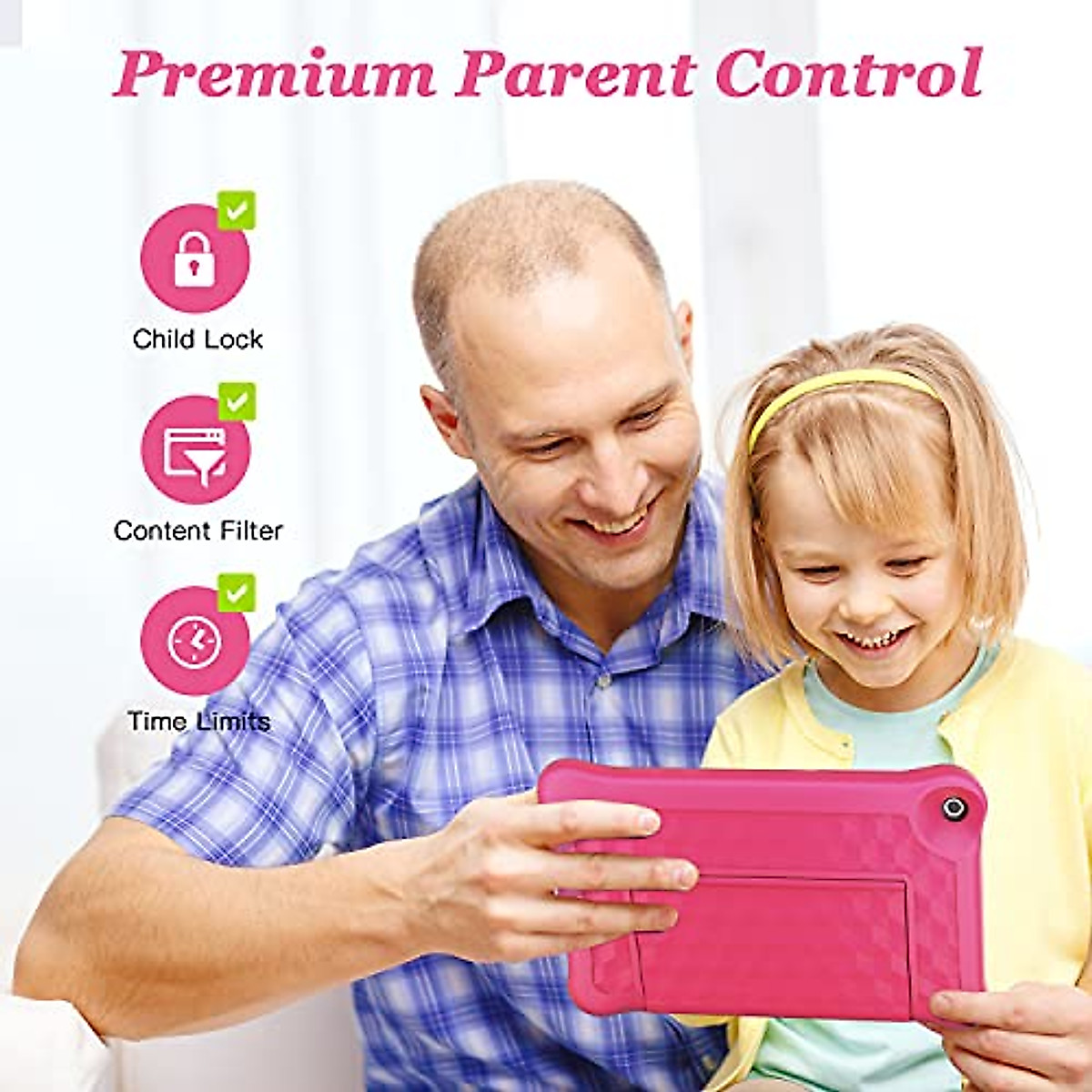 AEEZO Kids Tablet 8 inch WiFi Android 10 Tablet 2GB RAM 32GB ROM