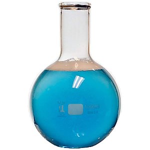 1000ml Boiling Flask, 3.3 Boro. Glass, Flat Bottom, Karter Scientific 250C4 (Single)