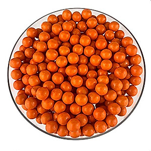 Color It Candy Orange Sixlets 2 Lb Bag - Perfect For Table Centerpieces, Weddings, Birthdays, Candy Buffets, & Party Favors.