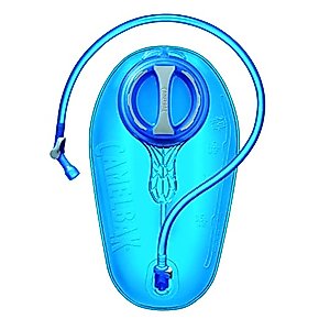 CamelBak Crux 2-Liter Water Reservoir - Hydration Bladder - Faster Water Flow Rate - Leak-Proof Water Bladder - Ergonomic Shape - Big Bite Valve - BPA- - 70 Ounces, Blue