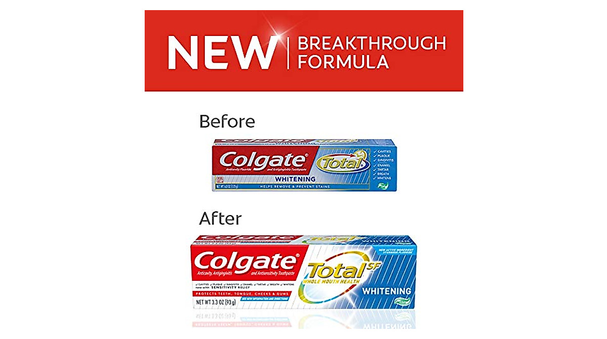 Colgate Total Whitening Mint Toothpaste - All-in-One Oral Care