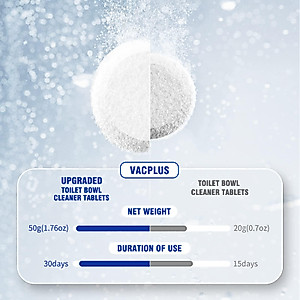 Vacplus Toilet Bowl Cleaner Tablet