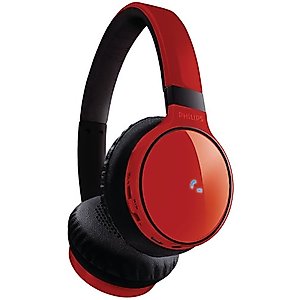 Philips SHB9100RD/28 Bluetooth Stereo Headset, Red