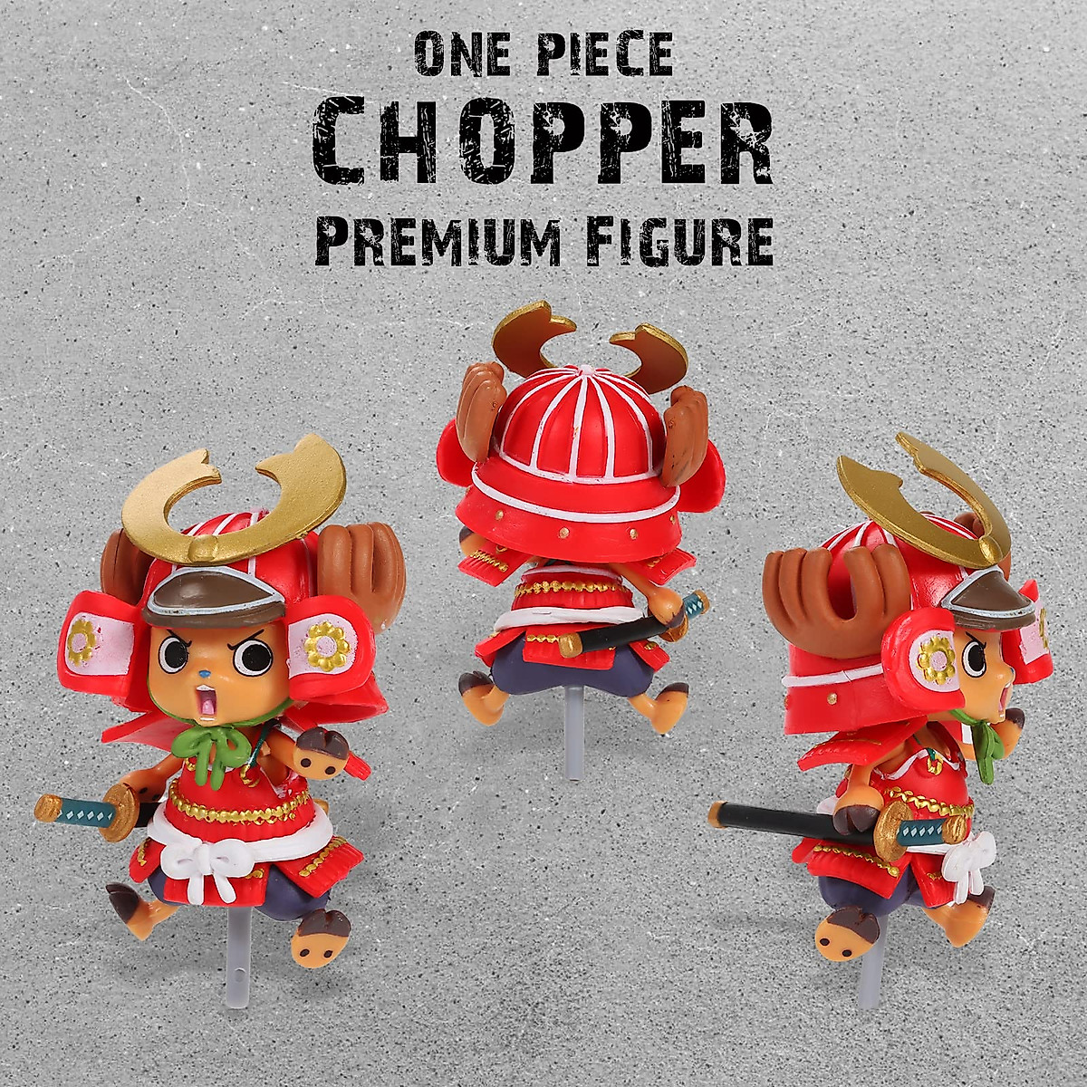 KEFULDA One Piece Luffy Action Figure Set with Flag for Anime Fans