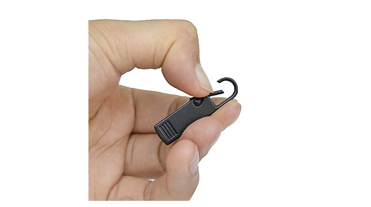 Zipper Pull Replacement Set - Easy Fix for Luggage & Bags (Black, 2 Pcs)