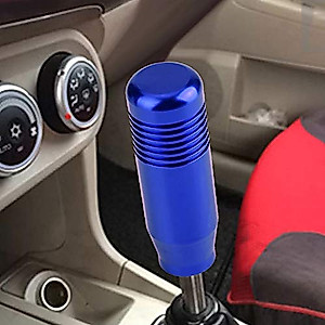 xuuyuu Gear Shift Knob,Aluminum Alloy Car Manual Gear Shift Knob 8.5cm Handle Shifter Head for Toy-OTA Hon-da Shifter Head Replacement (Blue)