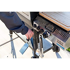 Camp Chef Magnetic BBQ Tool Holders (3-Pack), Black and Silver