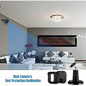 AOTNEX Wall Mounts for Blink Outdoor Camera, Outdoor Weather Proof Housing with Adjustable Mount for Blink XT/XT2 Home Security System 3 Packs (XT2 Black)