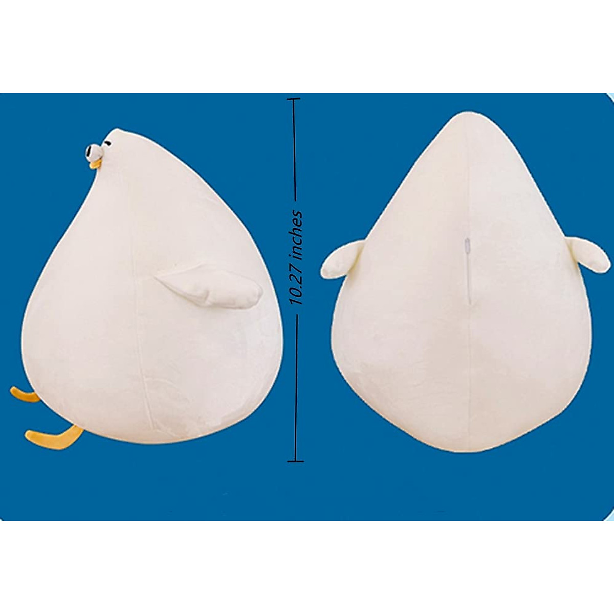 JOSON Chubby Plush Seagull Toy, Cute Cartoon Plush Fat Chicken Animal for Boys and Girls (10.27 inches)