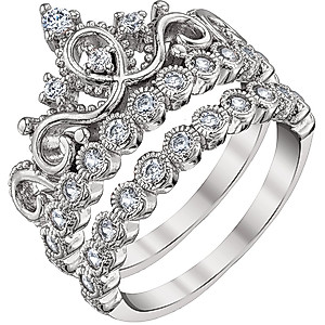 Guliette Verona Silver Crown Ring (8)