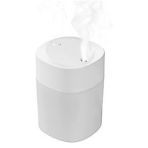 Zqlotxiao Portable Diffuser Humidifier - USB Cute Humidifier, Mini Air Humidifiers, Cool Mist Diffuser for Desk Baby Bedroom, Whisper Quiet & 2 Spray Modes, 400ml Water Tank