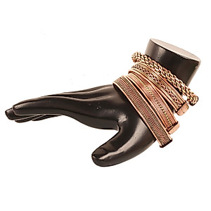 Touchstone Copper magnetic bracelet Tibetan style. Hand forged with solid and high gauge pure copper. Set of 4 different designs