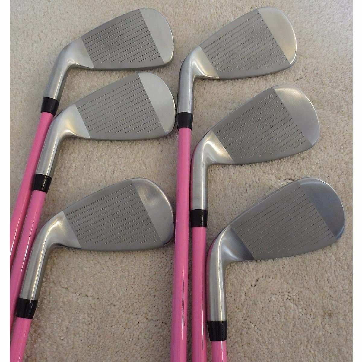 Ladies Complete Golf Set Driver, Fairway Wood, Hybrid, Irons, Putter, Clubs Stand Bag Right Handed